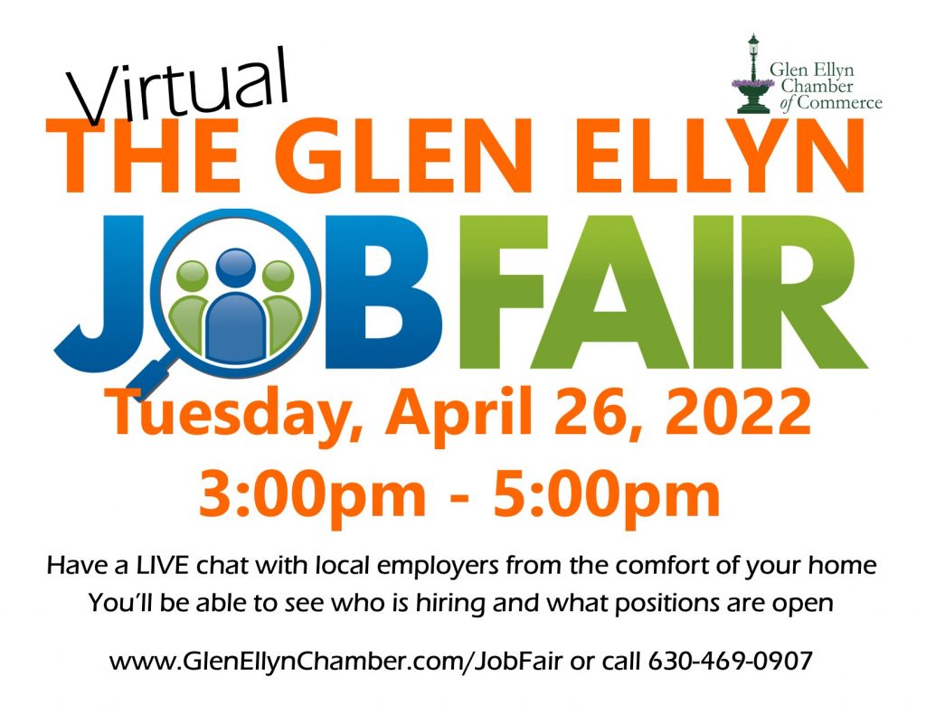 The Glen Ellyn Virtual Job Fair - Glen Ellyn Chamber of Commerce